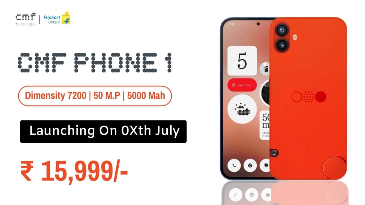 CMF Phone 1 Launch: Design, Specifications & Price Revealed.