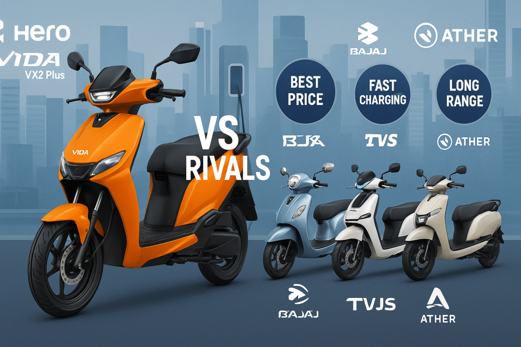 Hero Vida VX2 Plus vs Competitors: Detailed Price, Range, and Charging ...